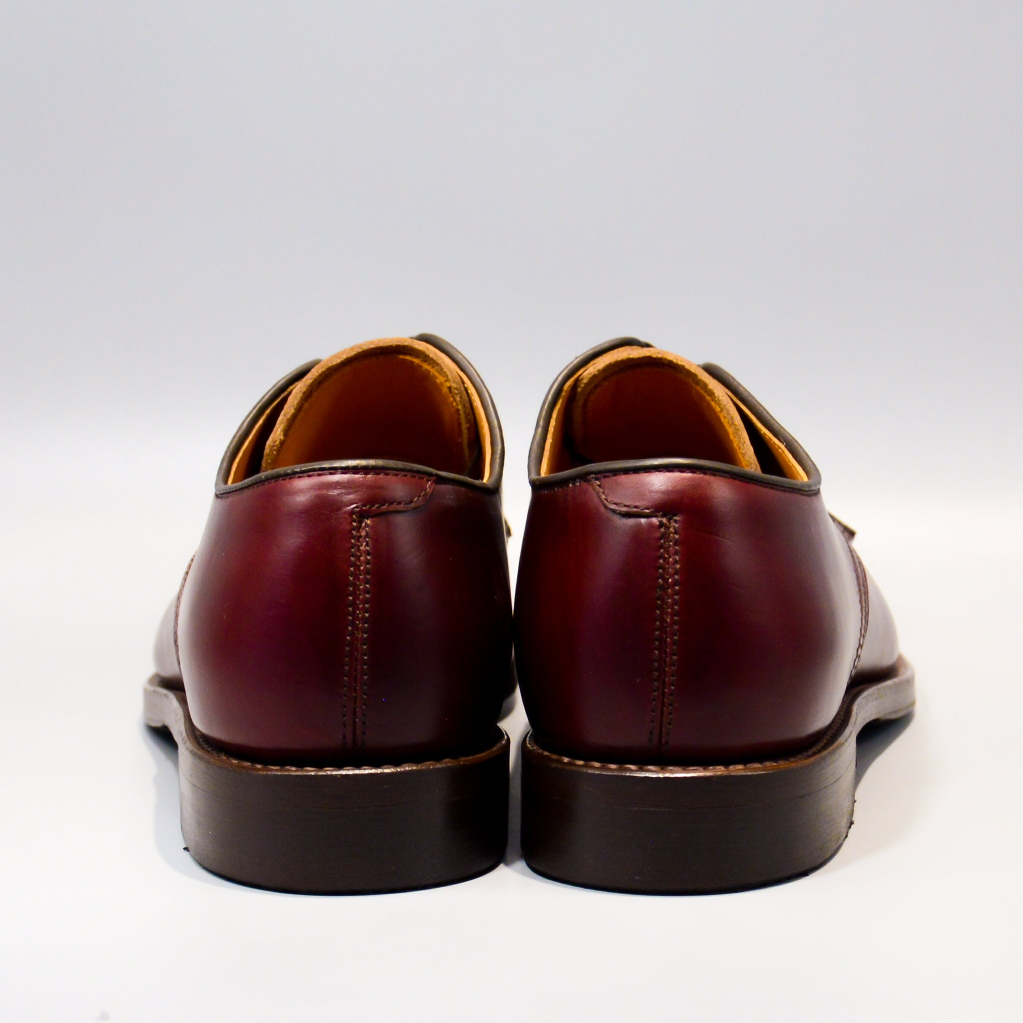 #15078 HEAVY STITCHING MOC TOE BURGUNDY – WHEELROBE